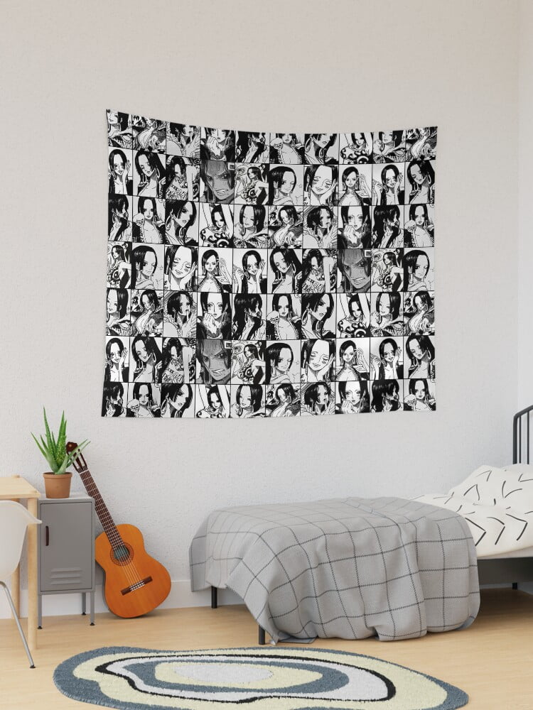 Boa Hancock - One Piece Manga Panel collage Tapestry Tapestries Decor ...