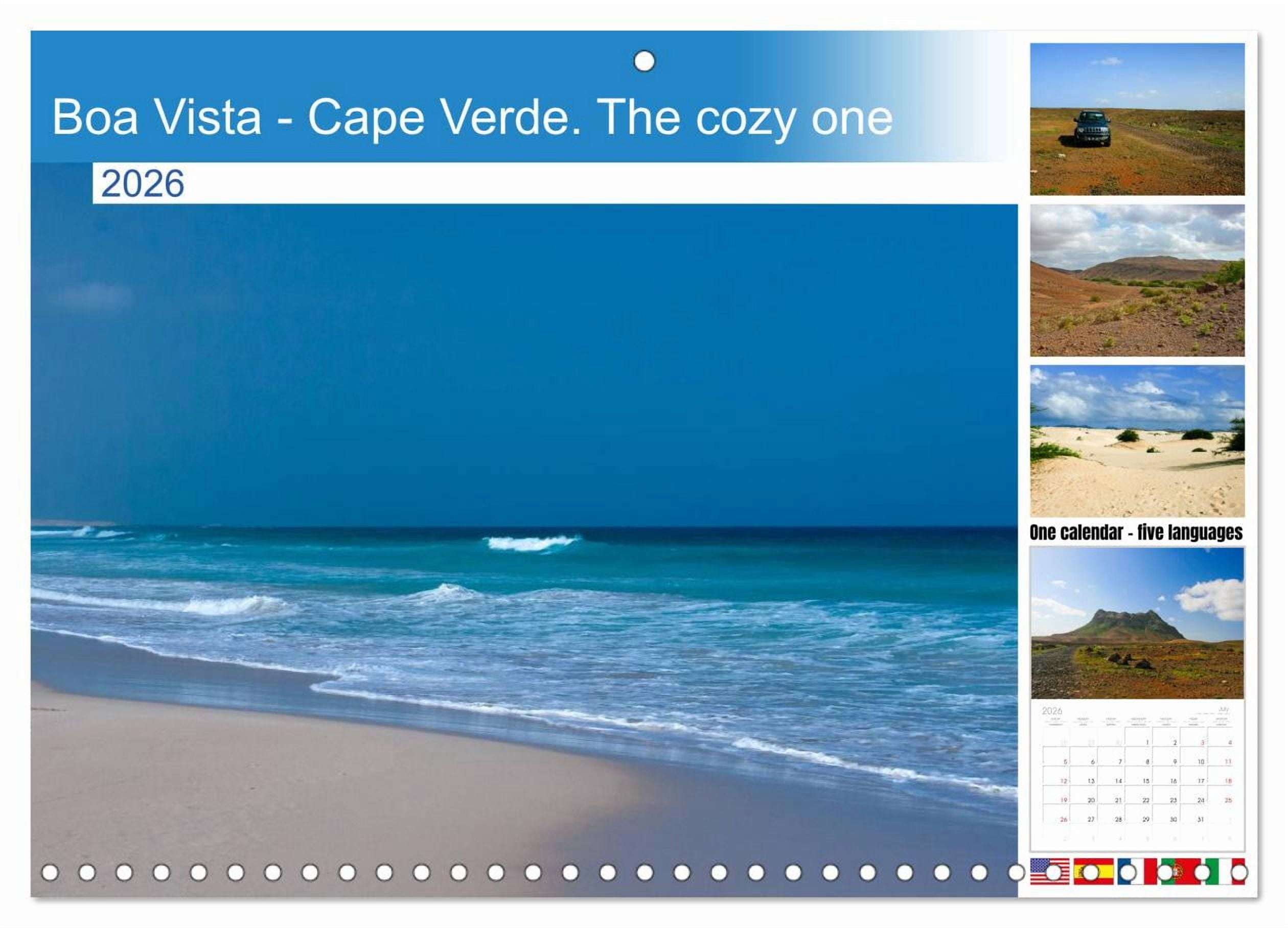 Boa Vista - Cape Verde. The cozy one (Monthly Wall Calendar 2026 11.7 x ...