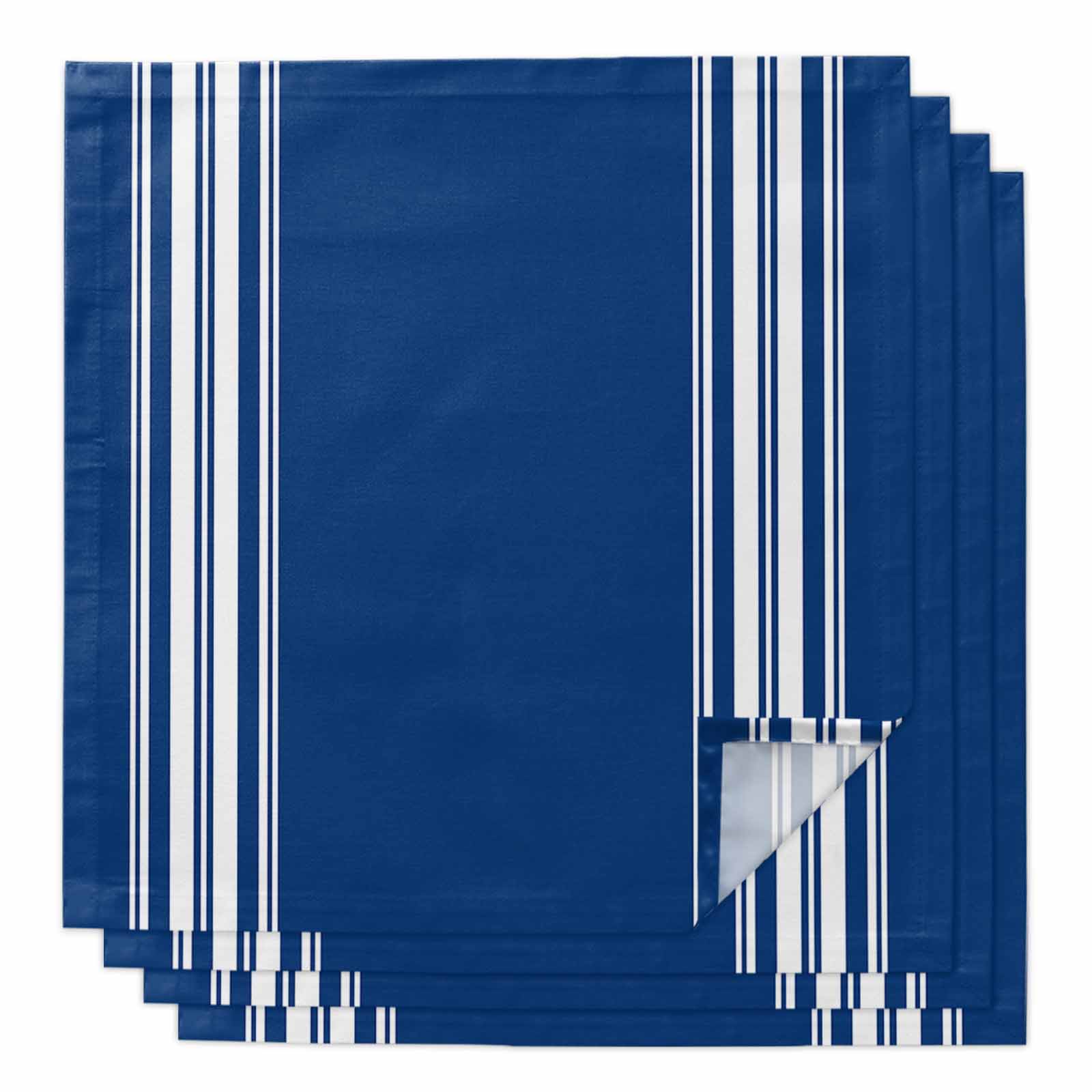 Boanket Blue Striped Cloth Napkins Set of 4, Holiday Napkins for Baby ...
