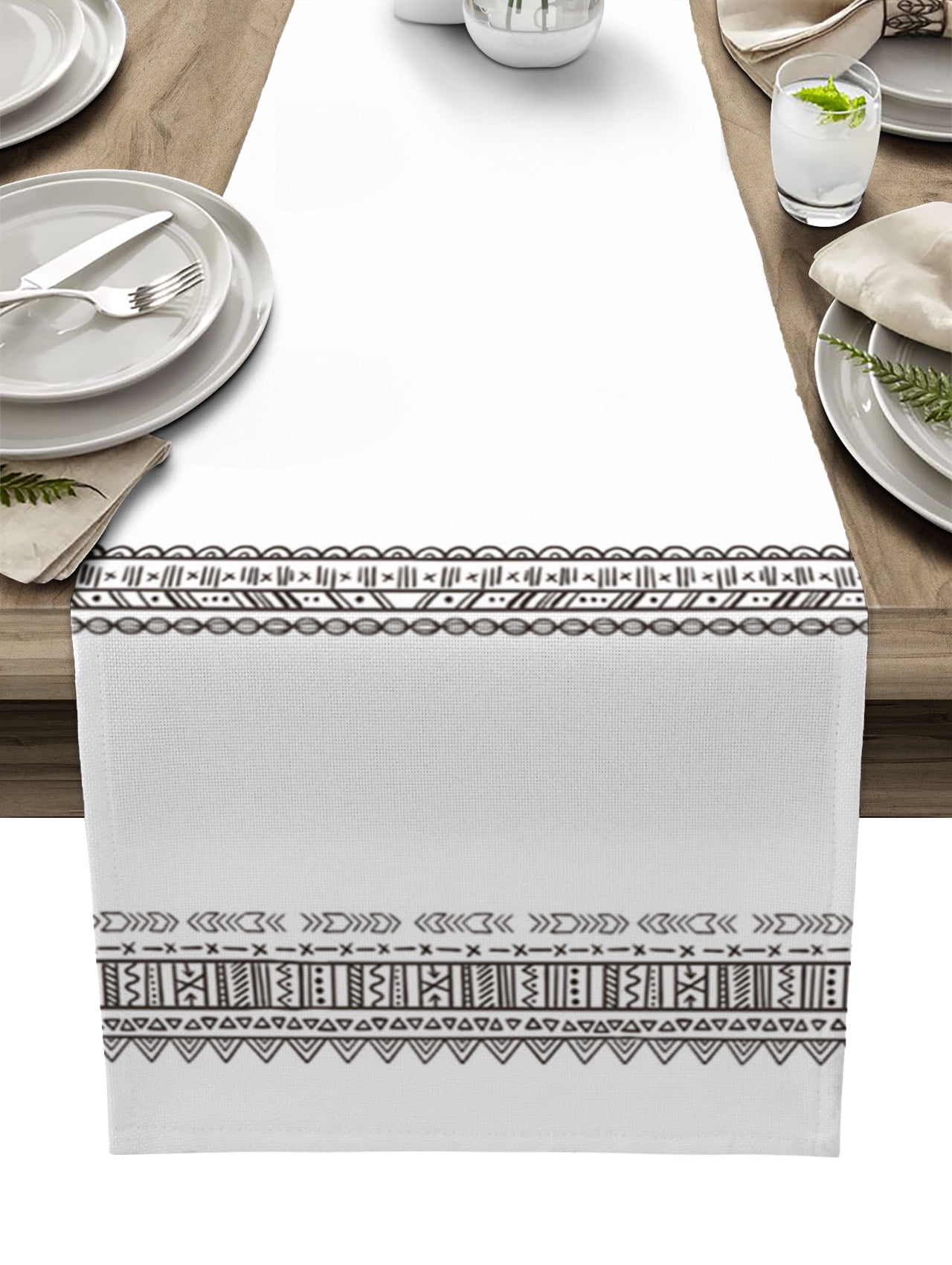 Boanket Bohemian, Table Runner - 90 Inch Long, Kitchen Dining Table ...