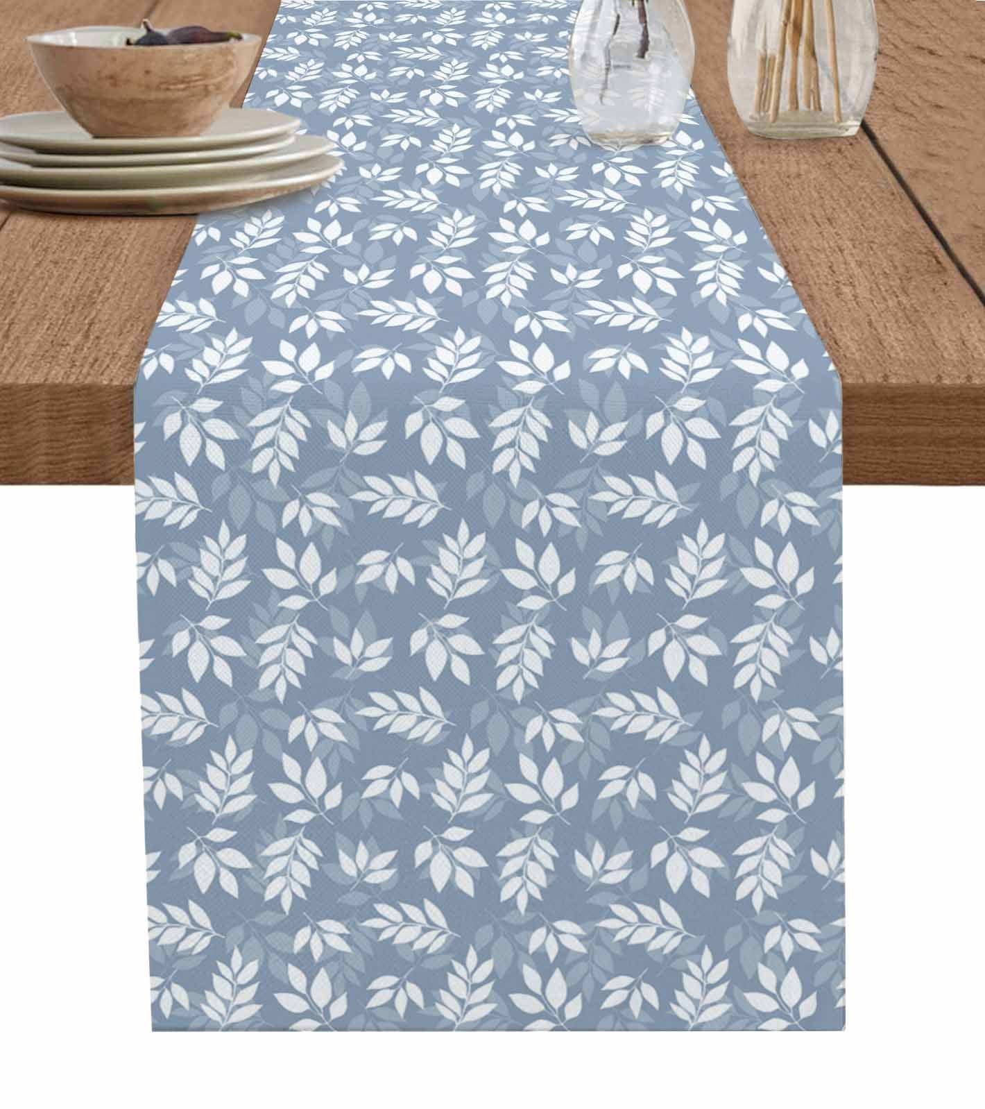 Boanket Country Leaves Table Runner - 48 Inch Long, Kitchen Dining ...