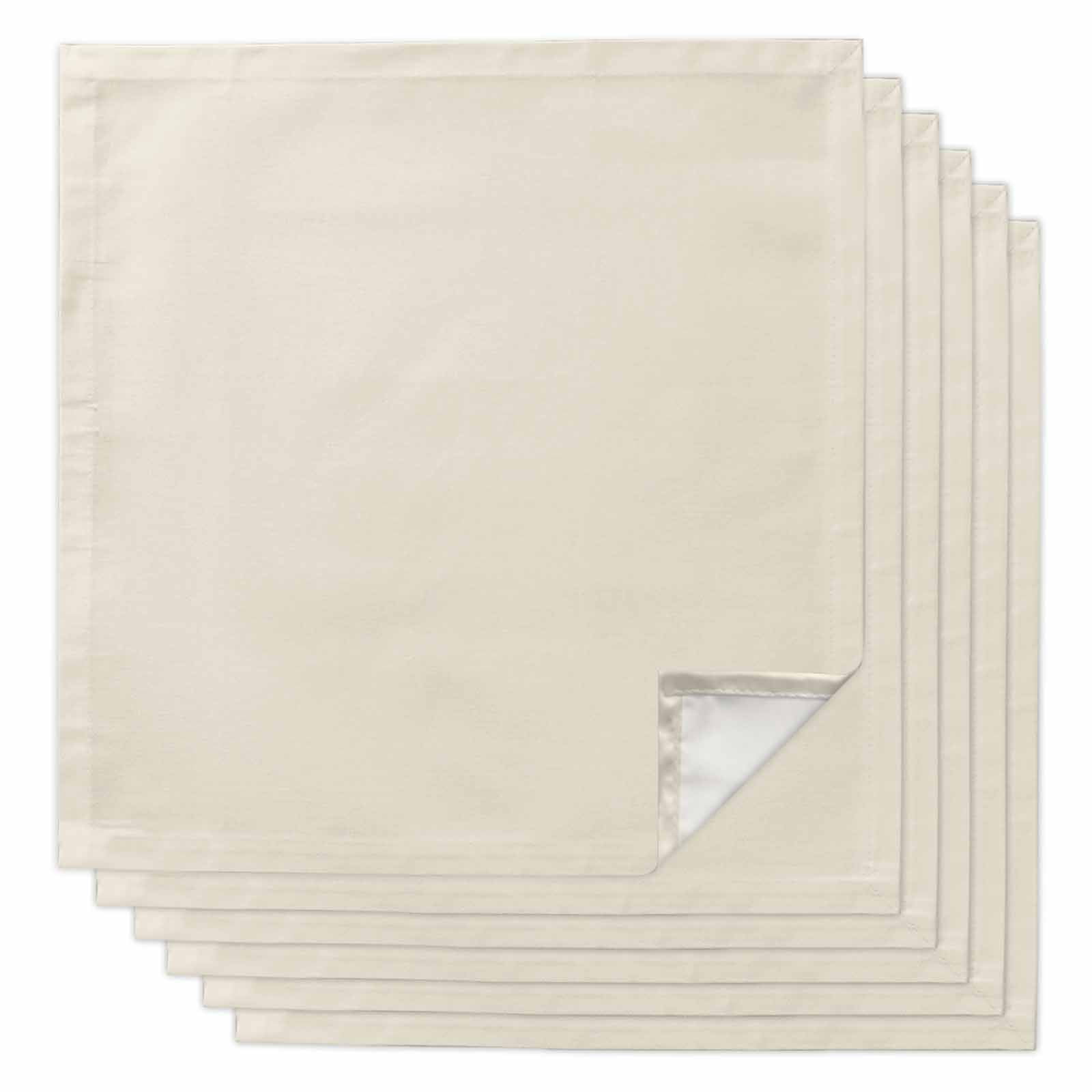Boanket Cream Cloth Napkins Set of 6, Holiday Napkins for Baby Shower ...