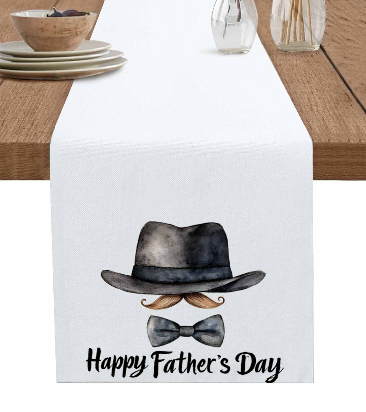 Boanket Happy Father's Day Table Runner - 70 Inch Long, Kitchen Dining ...
