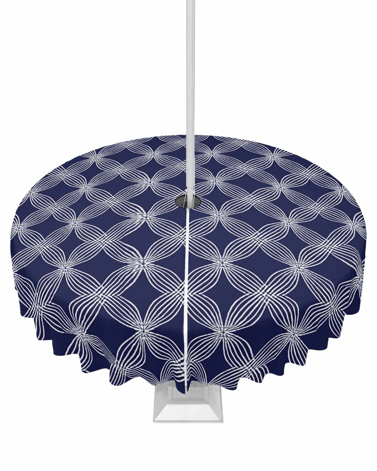 Boanket Outdoor Tablecloth with Umbrella Hole for Patio/Picnic/Party ...