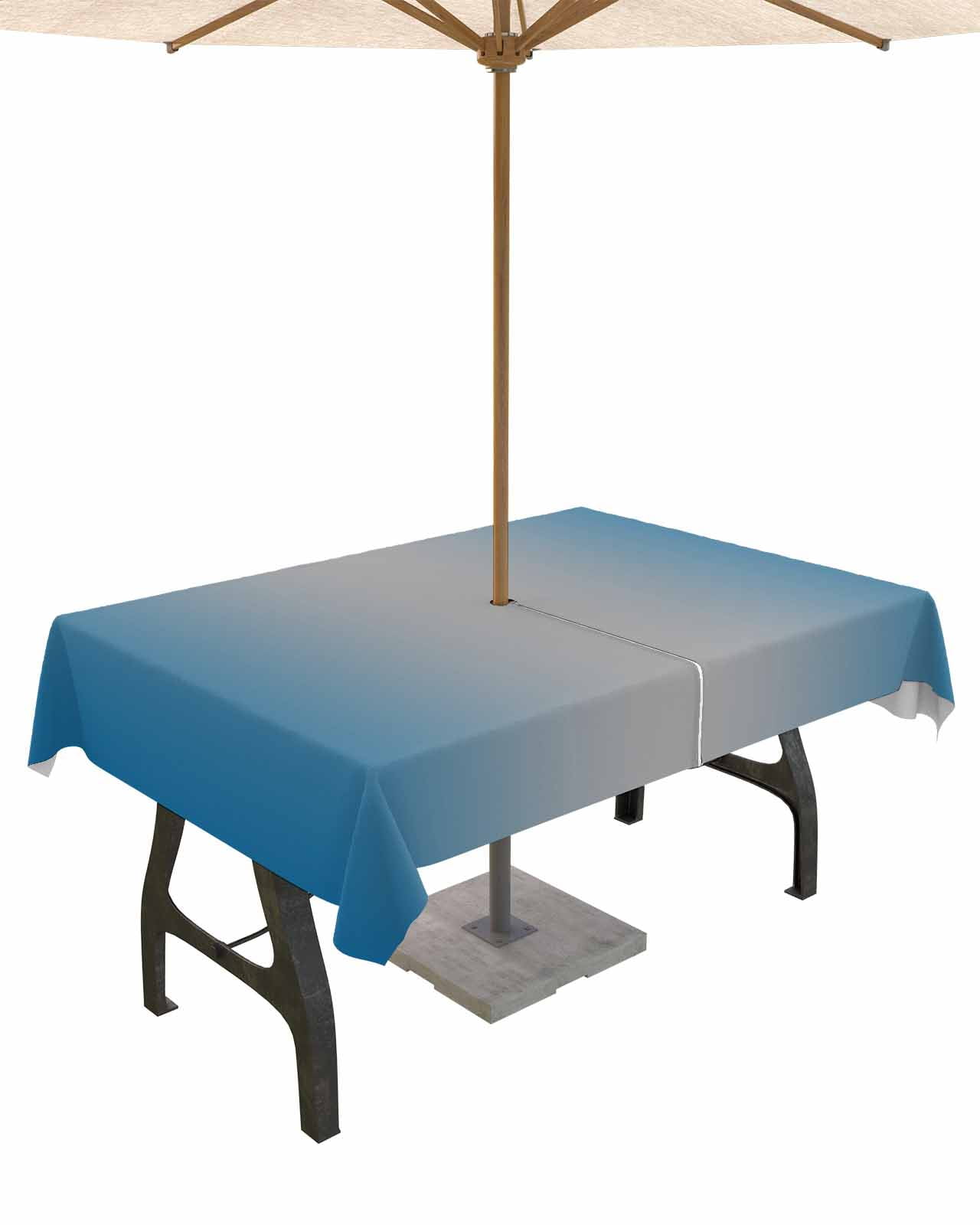 Boanket Outdoor Tablecloth with Umbrella Hole for Patio/Picnic/Party ...