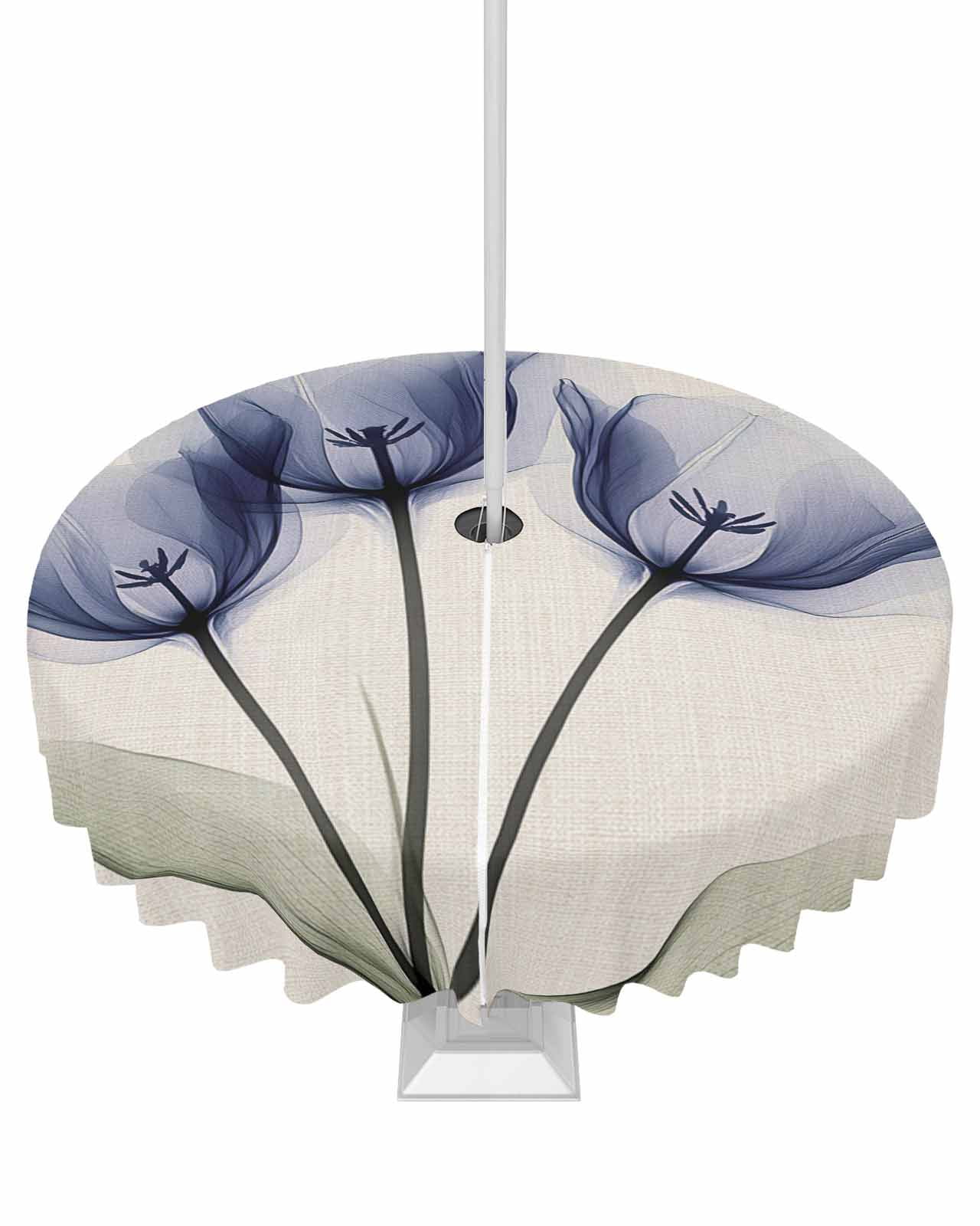 Boanket Outdoor Tablecloth with Umbrella Hole for Patio/Picnic/Party ...