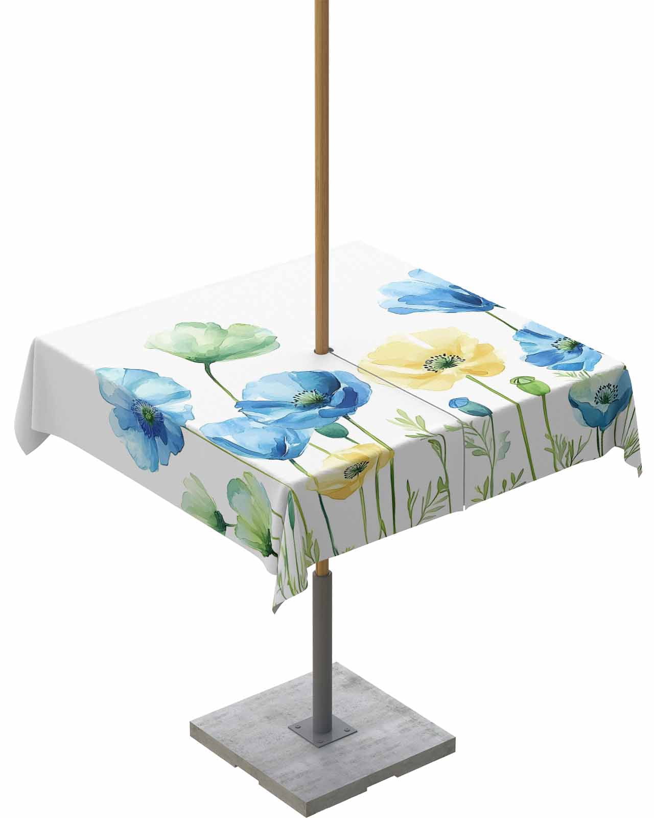 Boanket Outdoor Tablecloth with Umbrella Hole for Patio/Picnic/Party ...