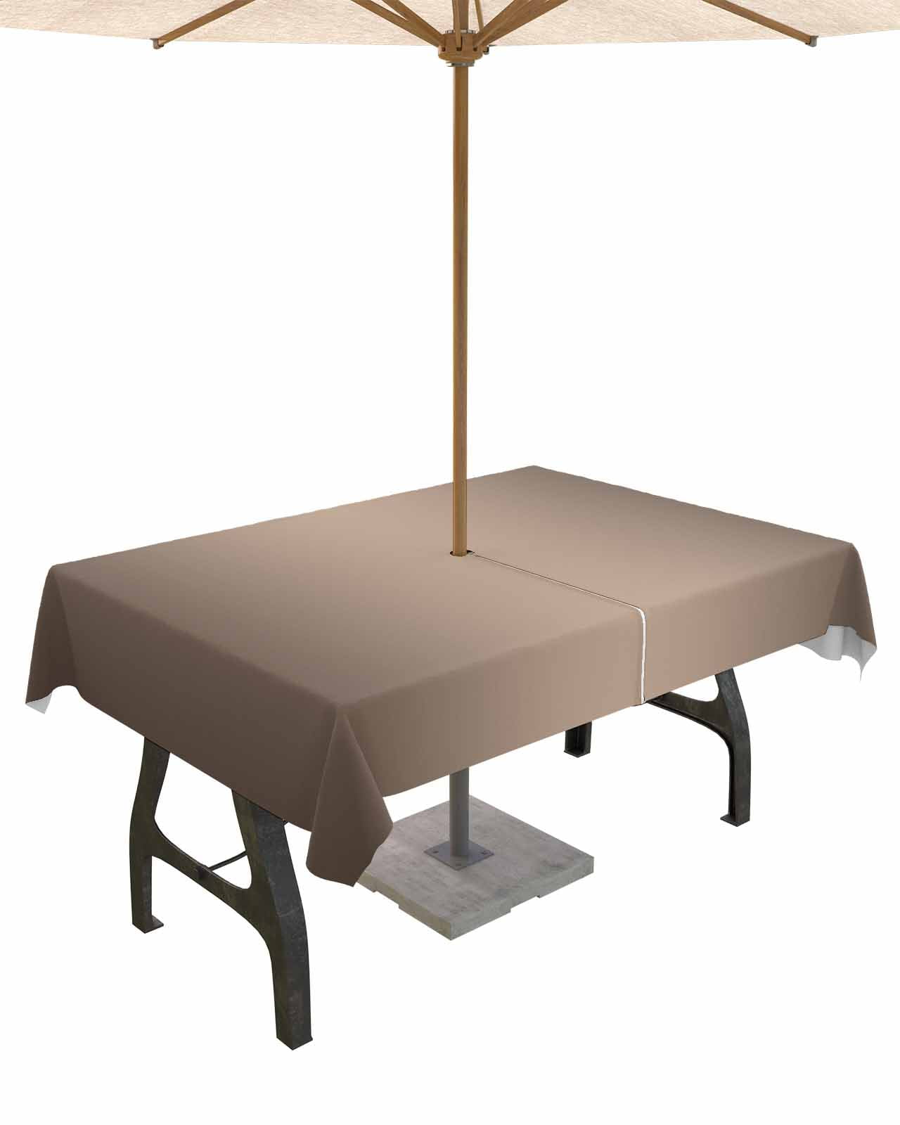 Boanket Outdoor Tablecloth with Umbrella Hole for Patio/Picnic/Party ...