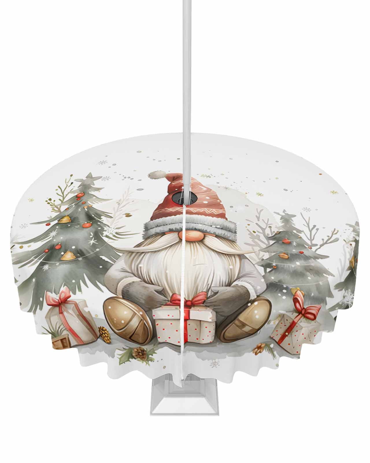 Boanket Outdoor Tablecloth with Umbrella Hole for Patio/Picnic/Party ...