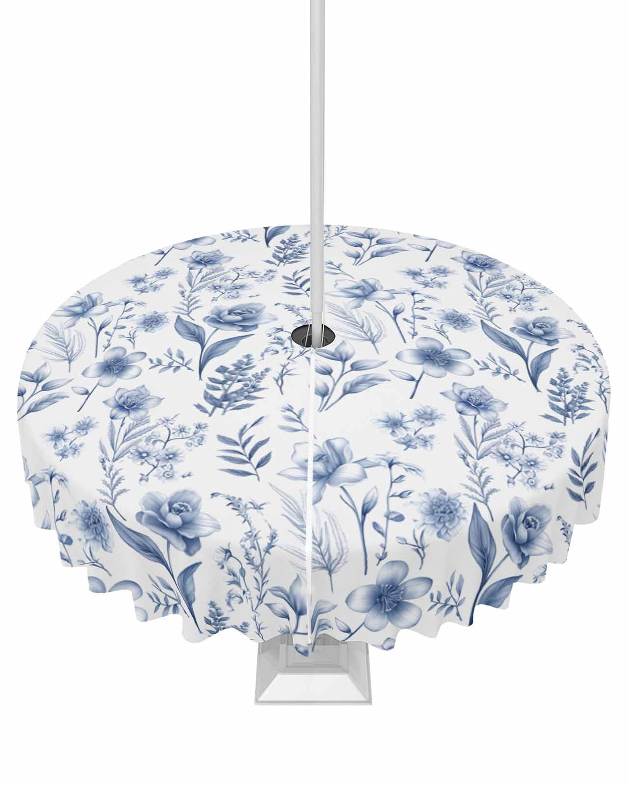 Boanket Outdoor Tablecloth with Umbrella Hole for Patio/Picnic/Party ...