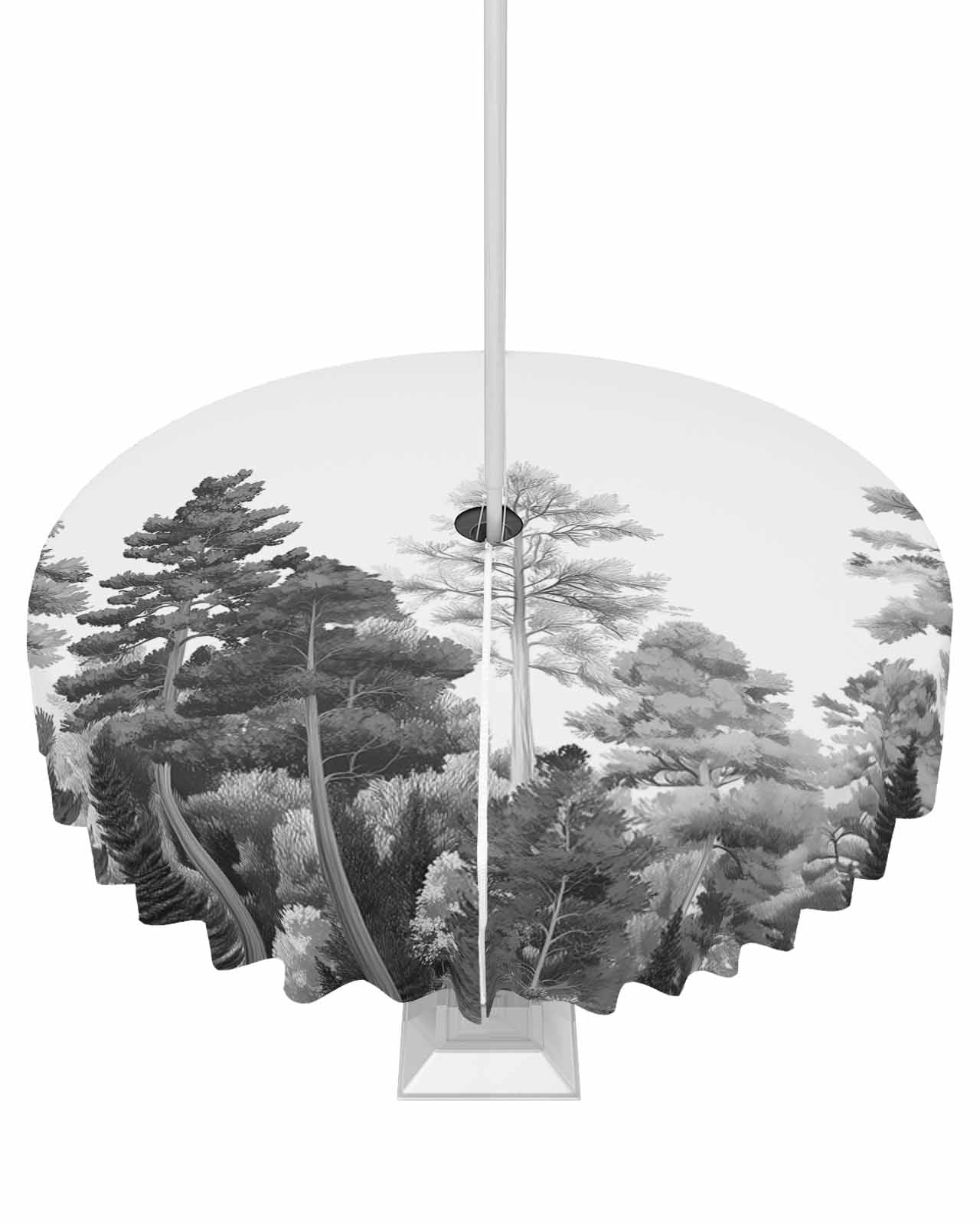 Boanket Outdoor Tablecloth with Umbrella Hole for Patio/Picnic/Party ...