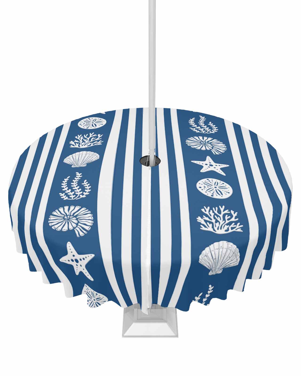 Boanket Outdoor Tablecloth with Umbrella Hole for Patio/Picnic/Party ...