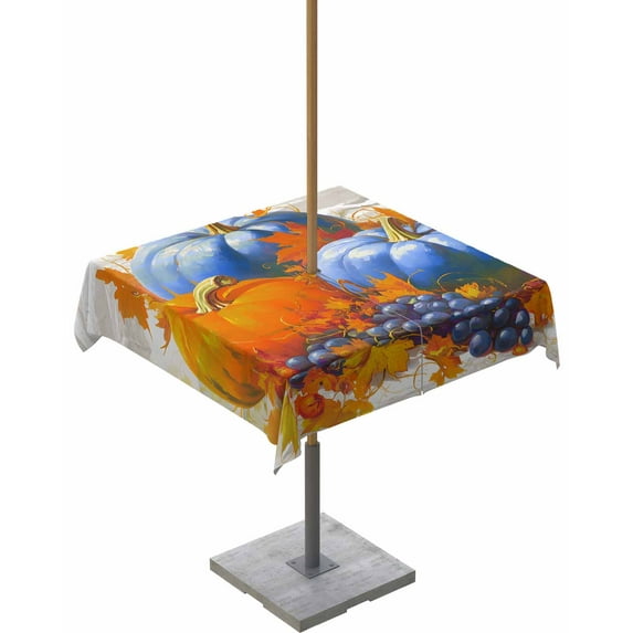 Boanket Outdoor Tablecloth with Umbrella Hole for Patio/Picnic/Party ...