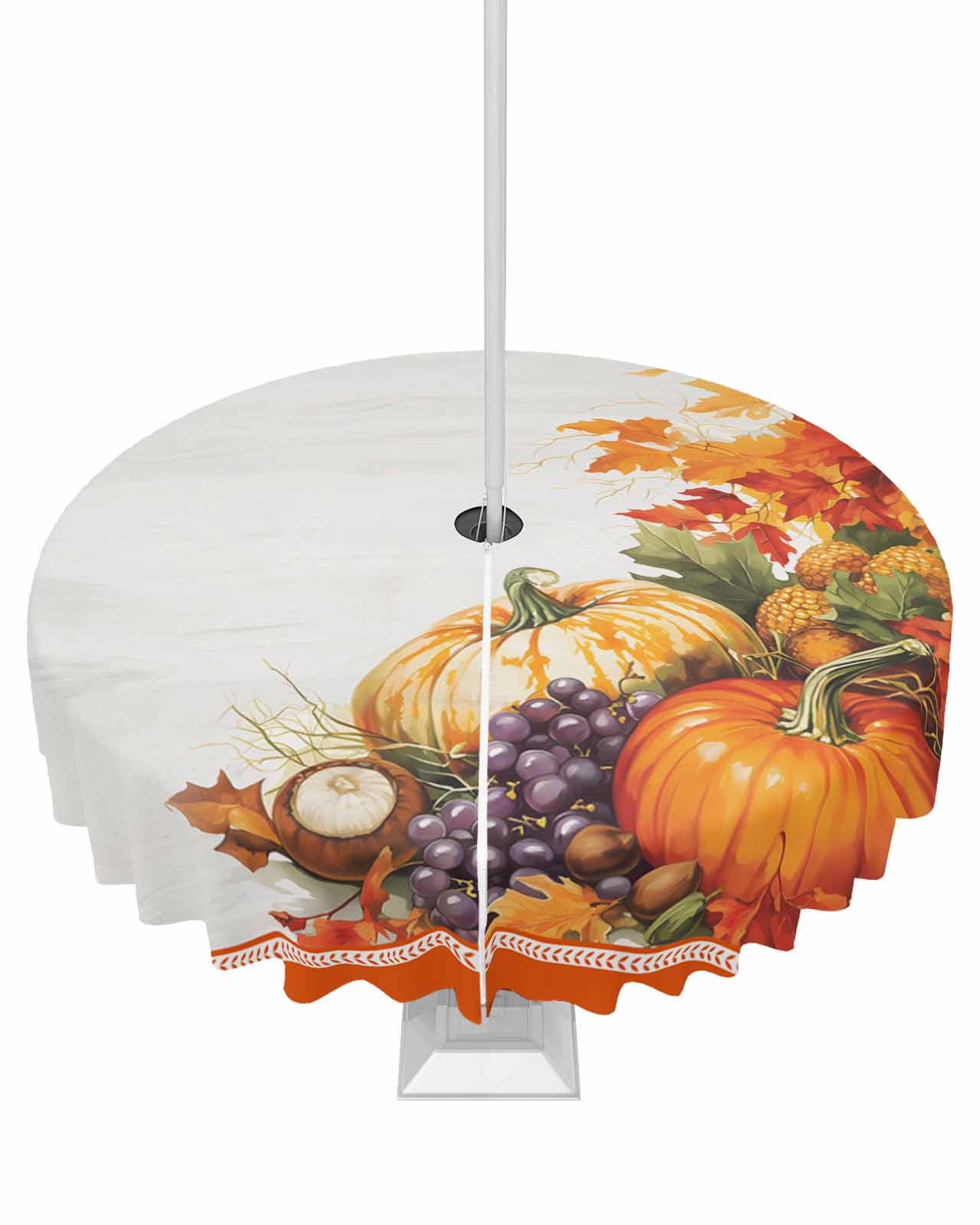 Boanket Outdoor Tablecloth with Umbrella Hole for Patio/Picnic/Party ...