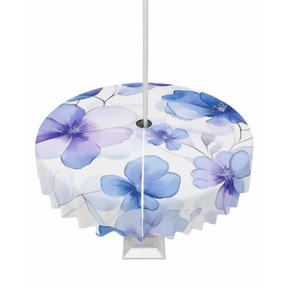 Boanket Outdoor Tablecloth with Umbrella Hole for Patio/Picnic/Party ...