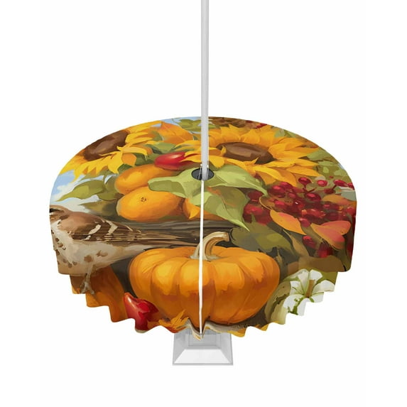 Boanket Outdoor Tablecloth with Umbrella Hole for Patio/Picnic/Party ...