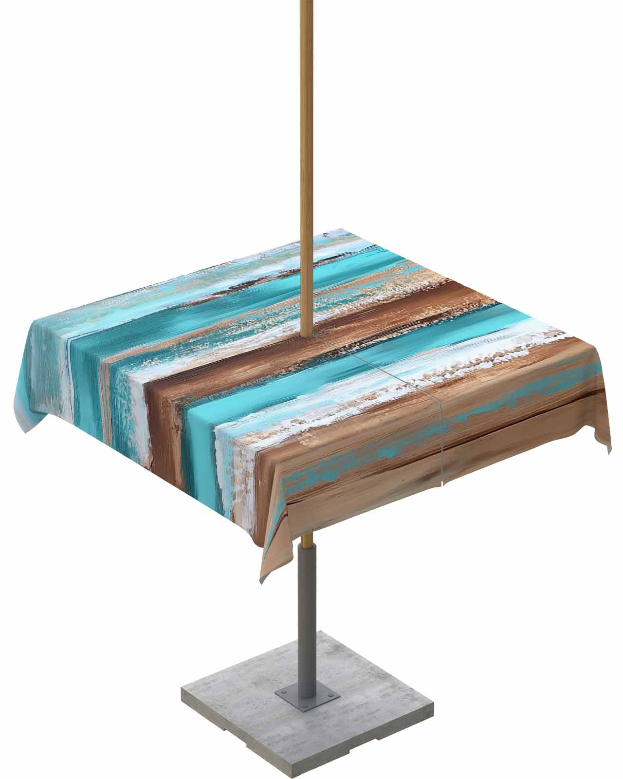 Boanket Outdoor Tablecloth with Umbrella Hole for Patio/Picnic/Party ...