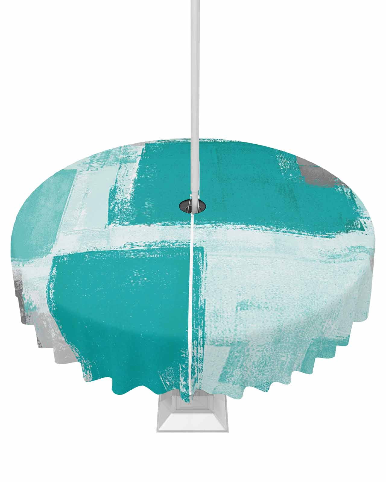 Boanket Outdoor Tablecloth with Umbrella Hole for Patio/Picnic/Party ...