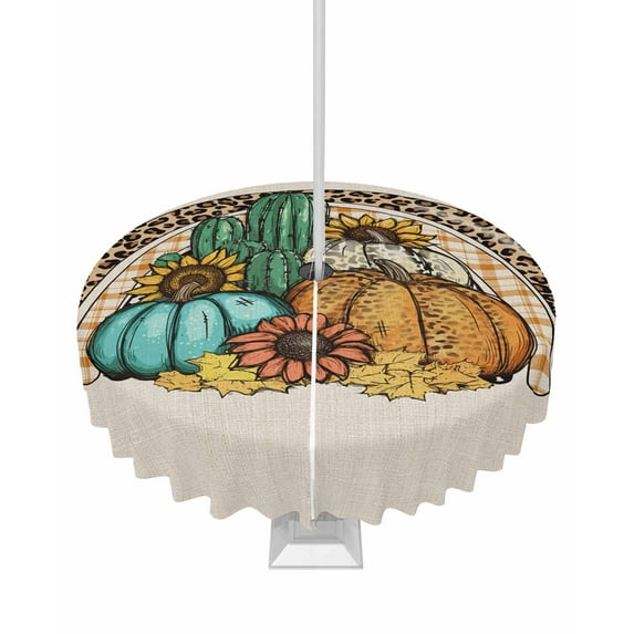 Boanket Outdoor Tablecloth with Umbrella Hole for Patio/Picnic/Party ...