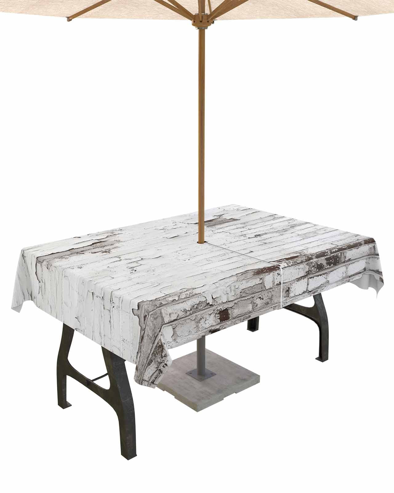 Boanket Outdoor Tablecloth with Umbrella Hole for Patio/Picnic/Party ...