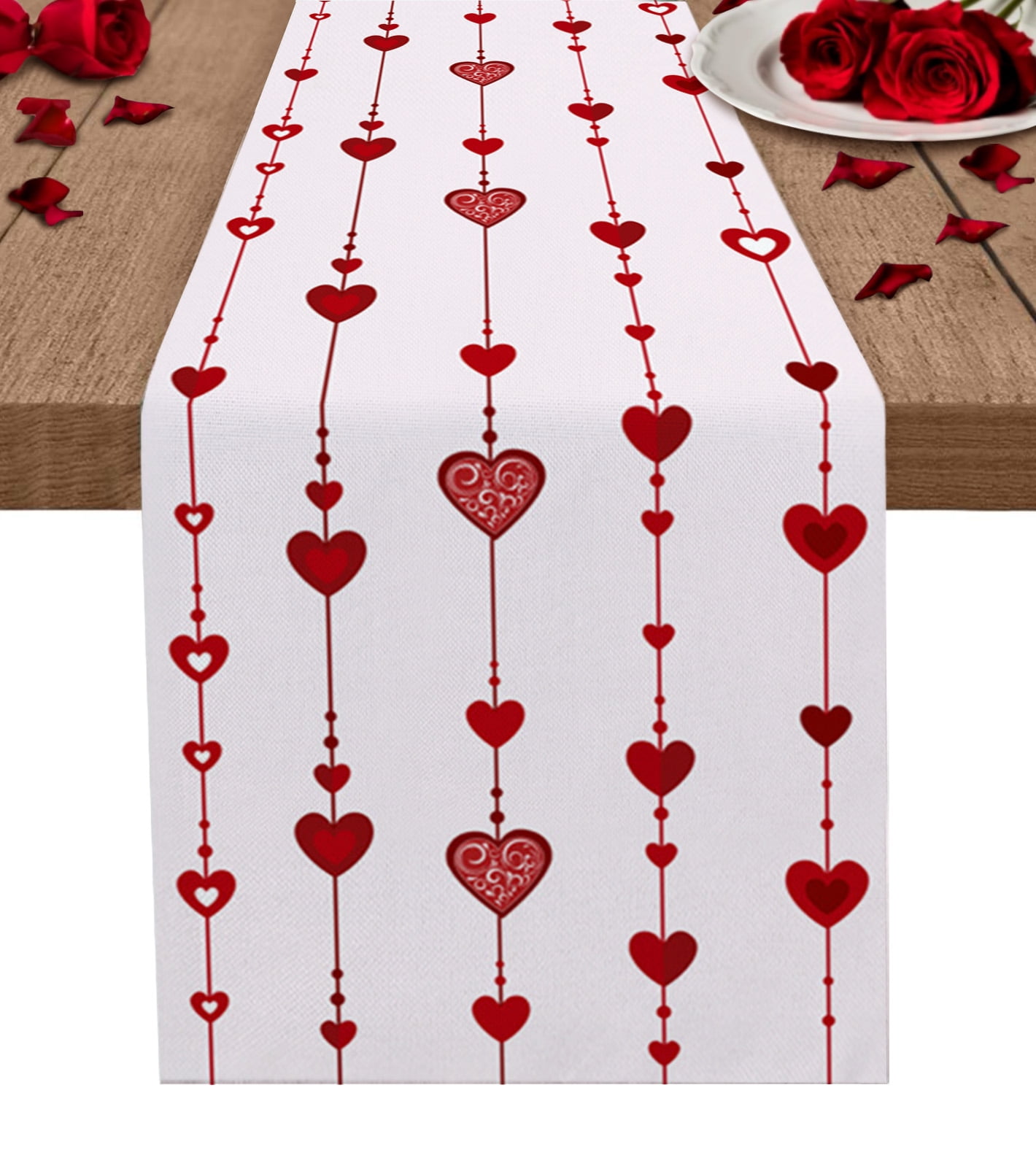 Boanket Saint Love, Table Runner - 70 Inch Long, Kitchen Dining Table ...
