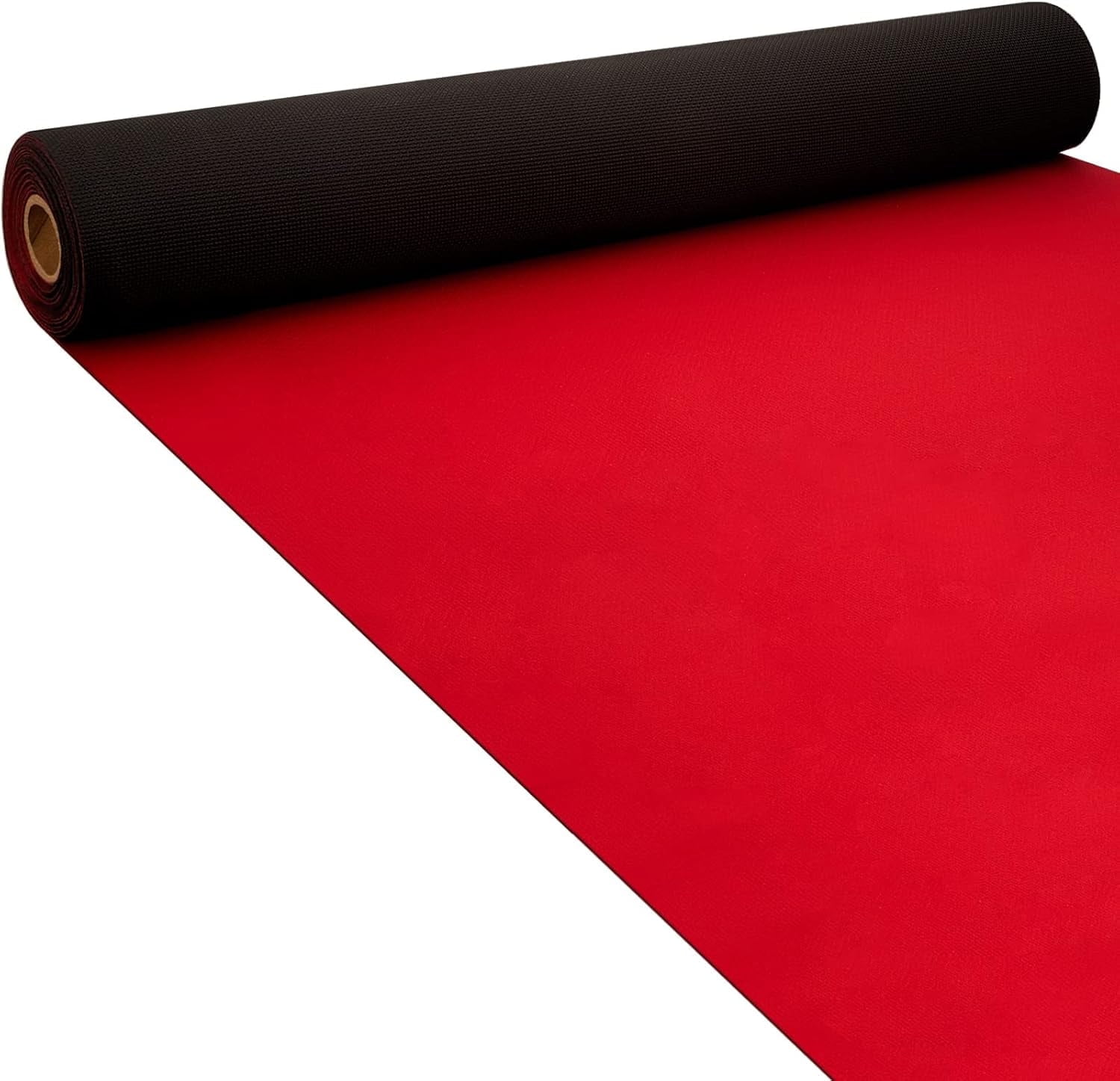 Boao Neoprene Non-Slip Red Carpet Runner for Hallway, Wedding & Party ...