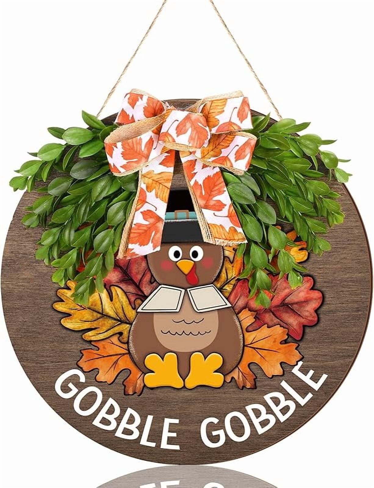 Boao Welcome Fall Door Decorations Thanksgiving Sign Hanging Decoration ...
