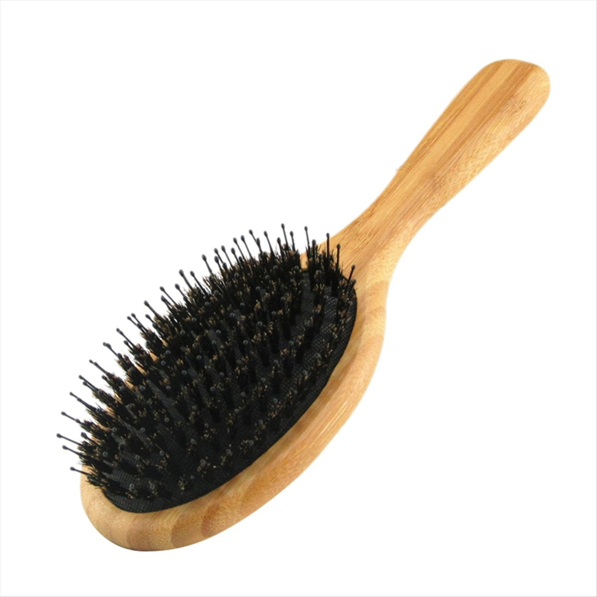 Boar Bristle Hair Brush Wooden Anti-Static Detangle Brush Hair Scalp ...