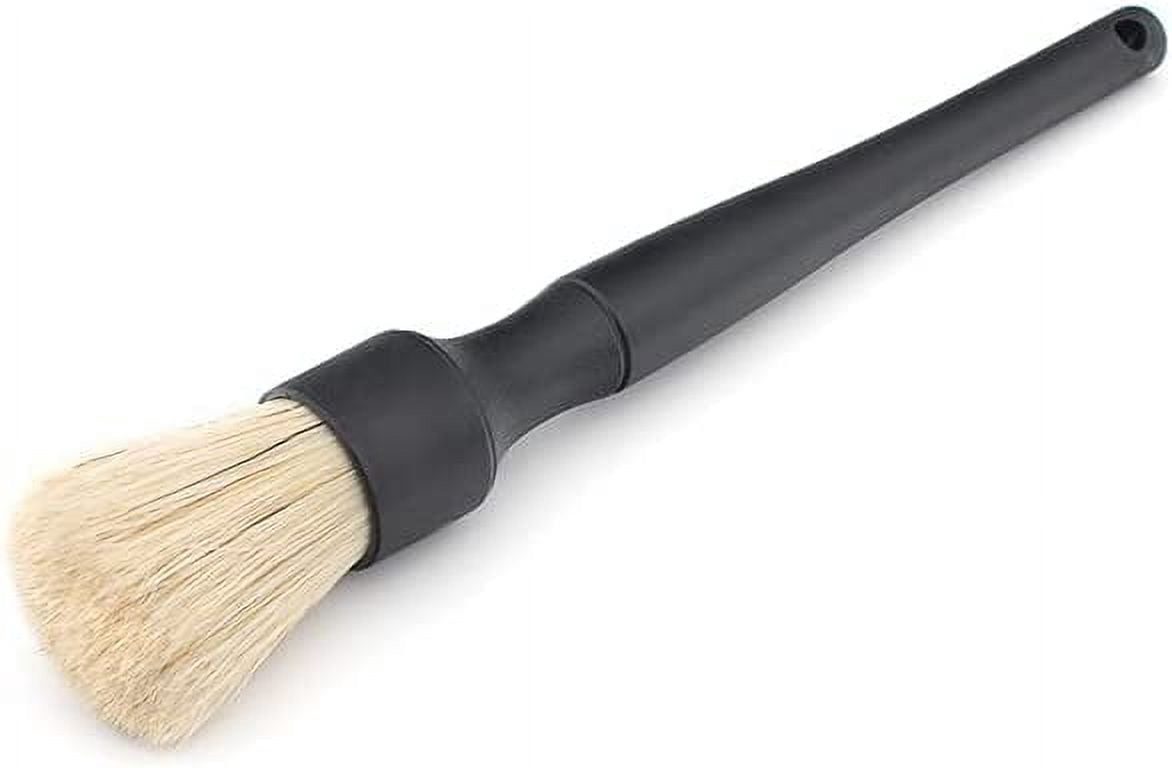 Boar Hair Detailing Brush Large, Comfortable Grip and Heavy-Duty ...