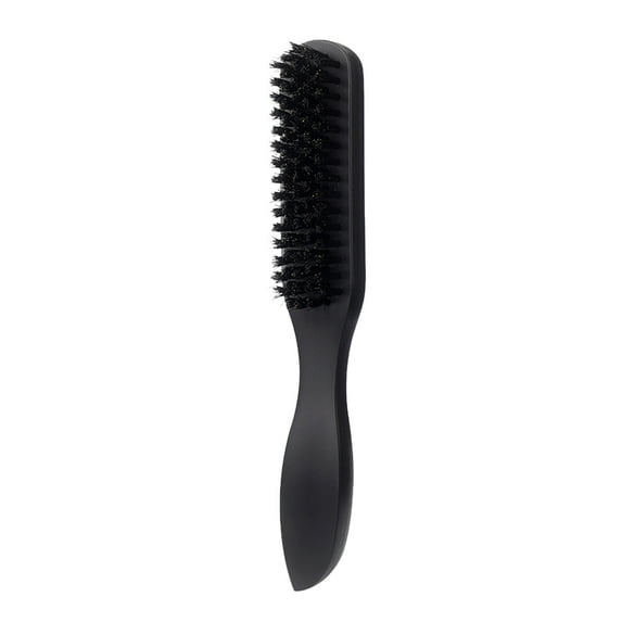 Boar Hair Styling Brush for Smooth Flattened Bun Styles and Gentle ...