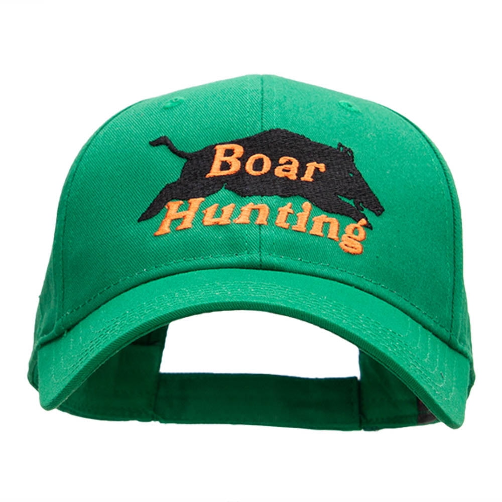 Boar Hunting Embroidered Low Profile Cap - Kelly OSFM - Walmart.com