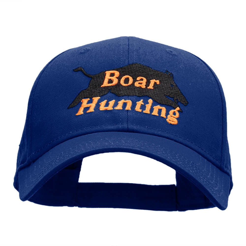 Boar Hunting Embroidered Low Profile Cap - Royal OSFM - Walmart.com