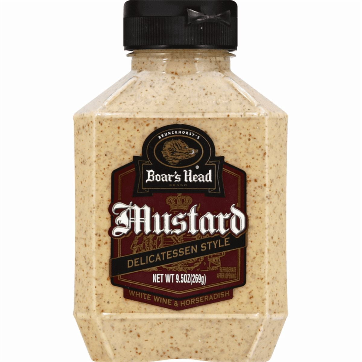 Boar's Head Delicatessen Style Mustard 9.5 oz (Pack of 4) - Walmart.com
