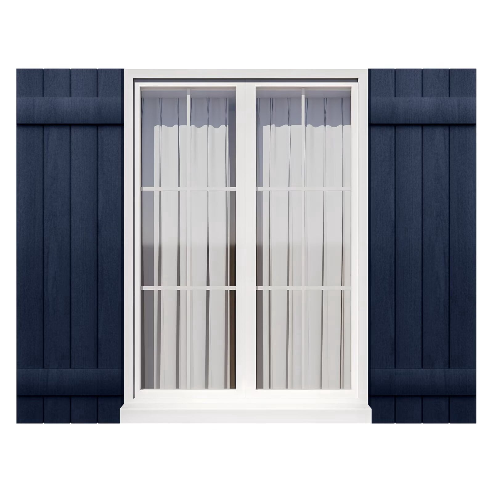 Board and Batten Exterior Window Shutters - Weather-Resistant ...