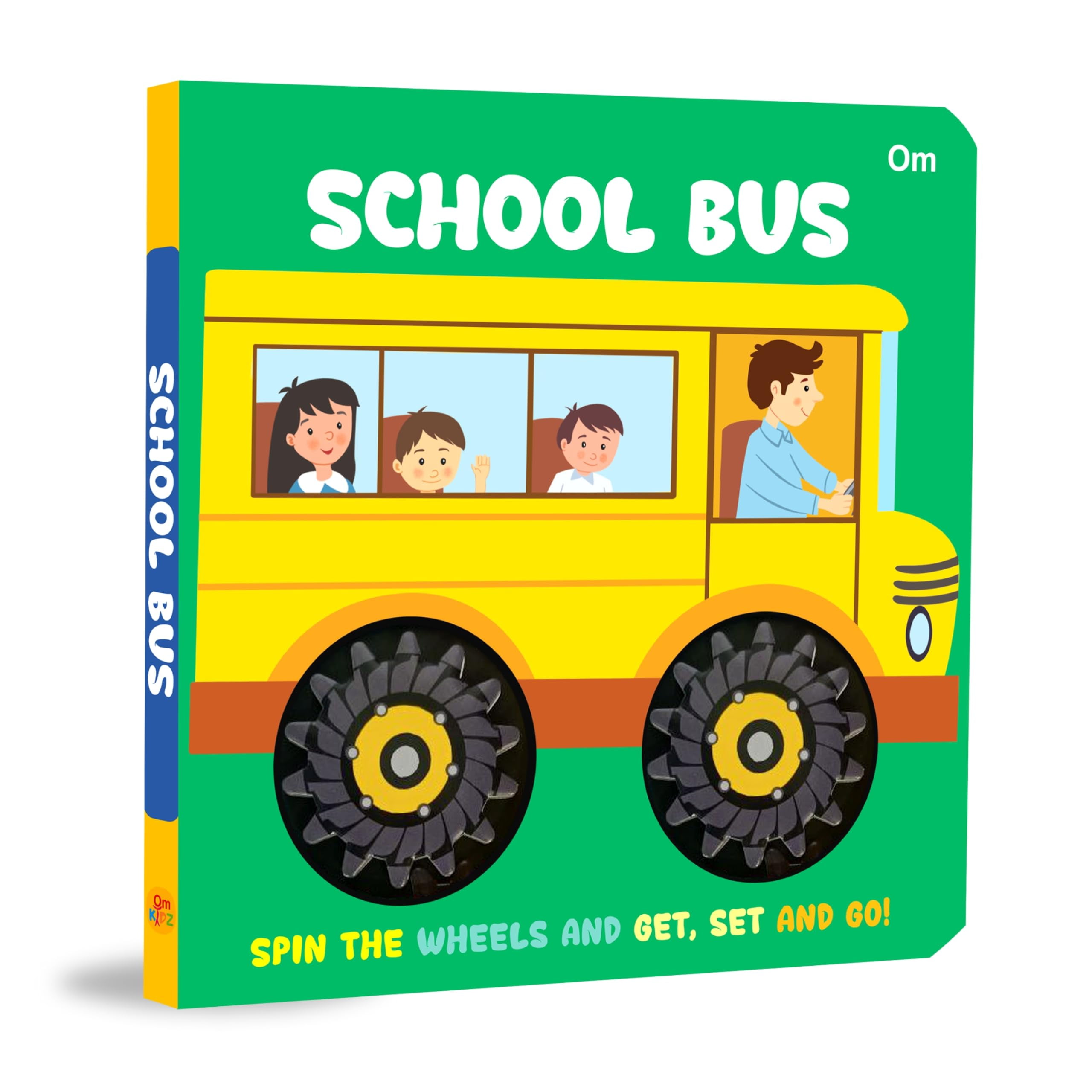 Board Book: School Bus Wheel Book - Wheel books for kids - Board Book ...