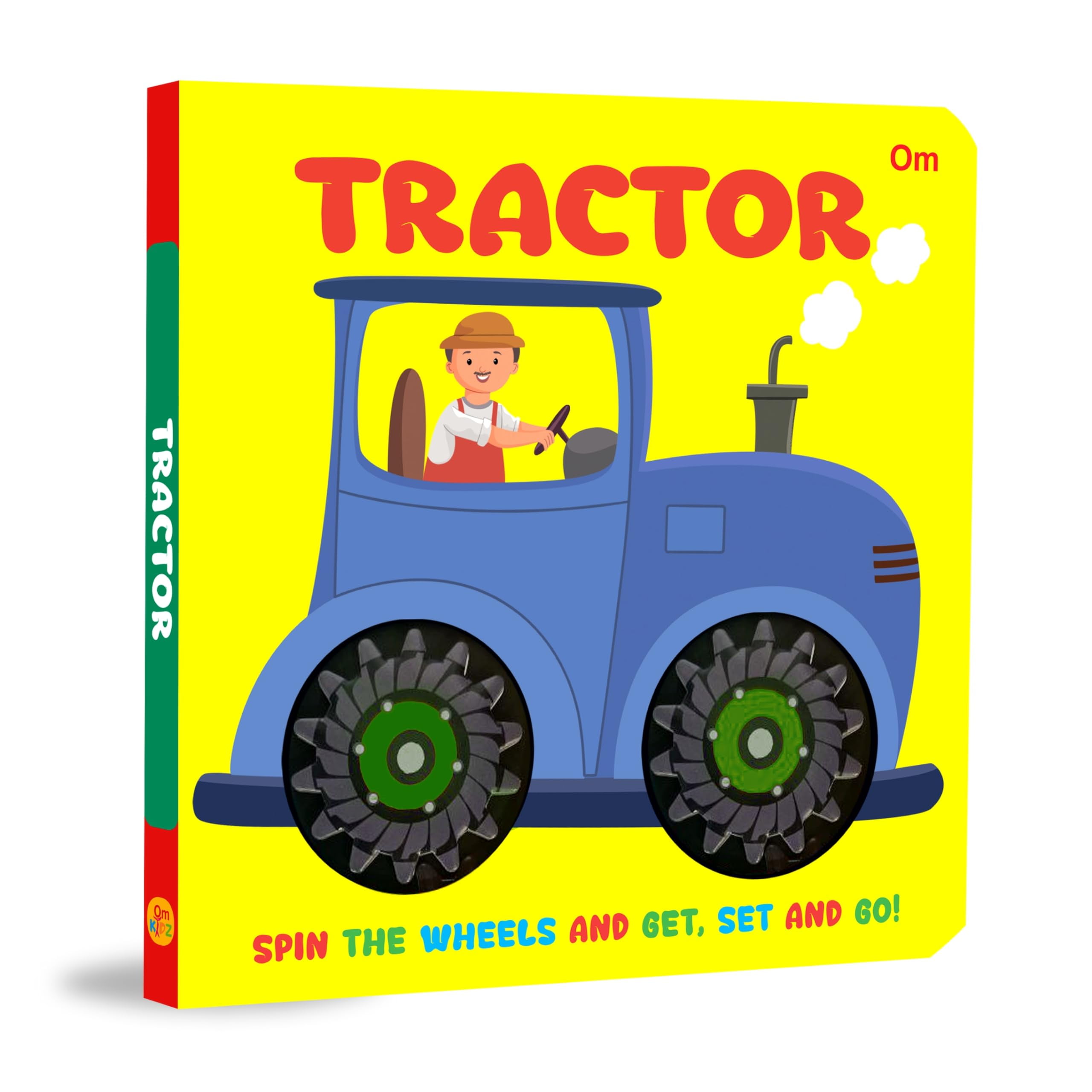 Board Book: Tractor Wheel Book - Wheel books for kids - Board Book for ...