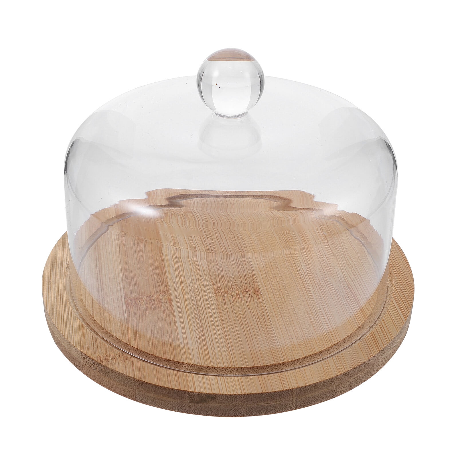 Transparent Food Cover with Acrylic Material and Wood Tray for Home Use ...