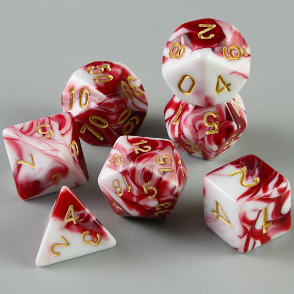 Board Game Accessories Cubes High Quality Acrylic Dice Unique Blood ...