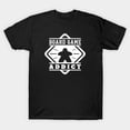 Board Game Addict Tabletop Nerd Geek Meeples Collector Slogan Text ...
