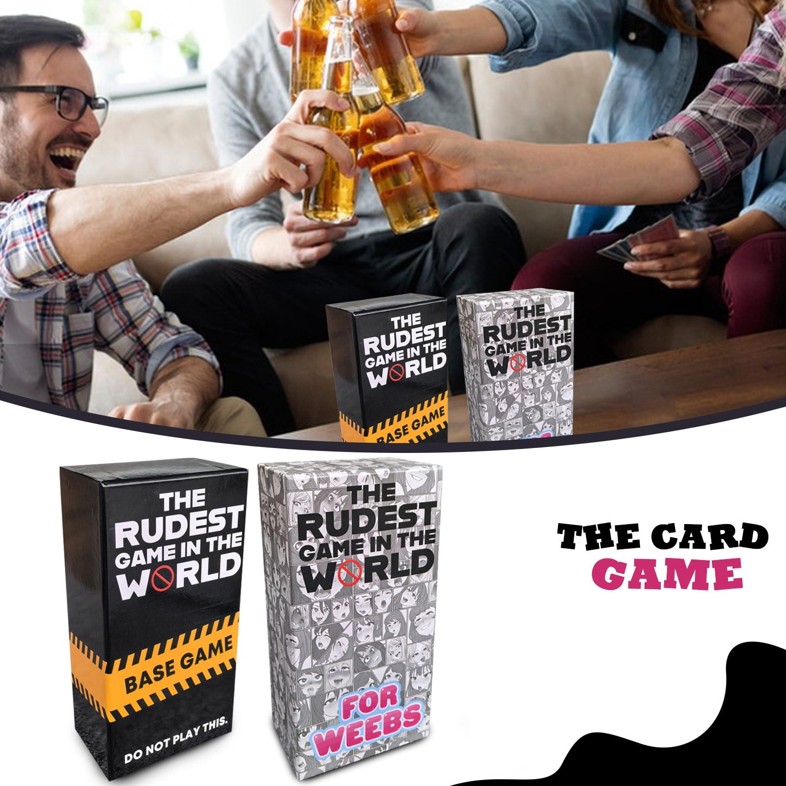 Board Game , Adult Party Card Game - Hilarious & Naughty Prompts for ...