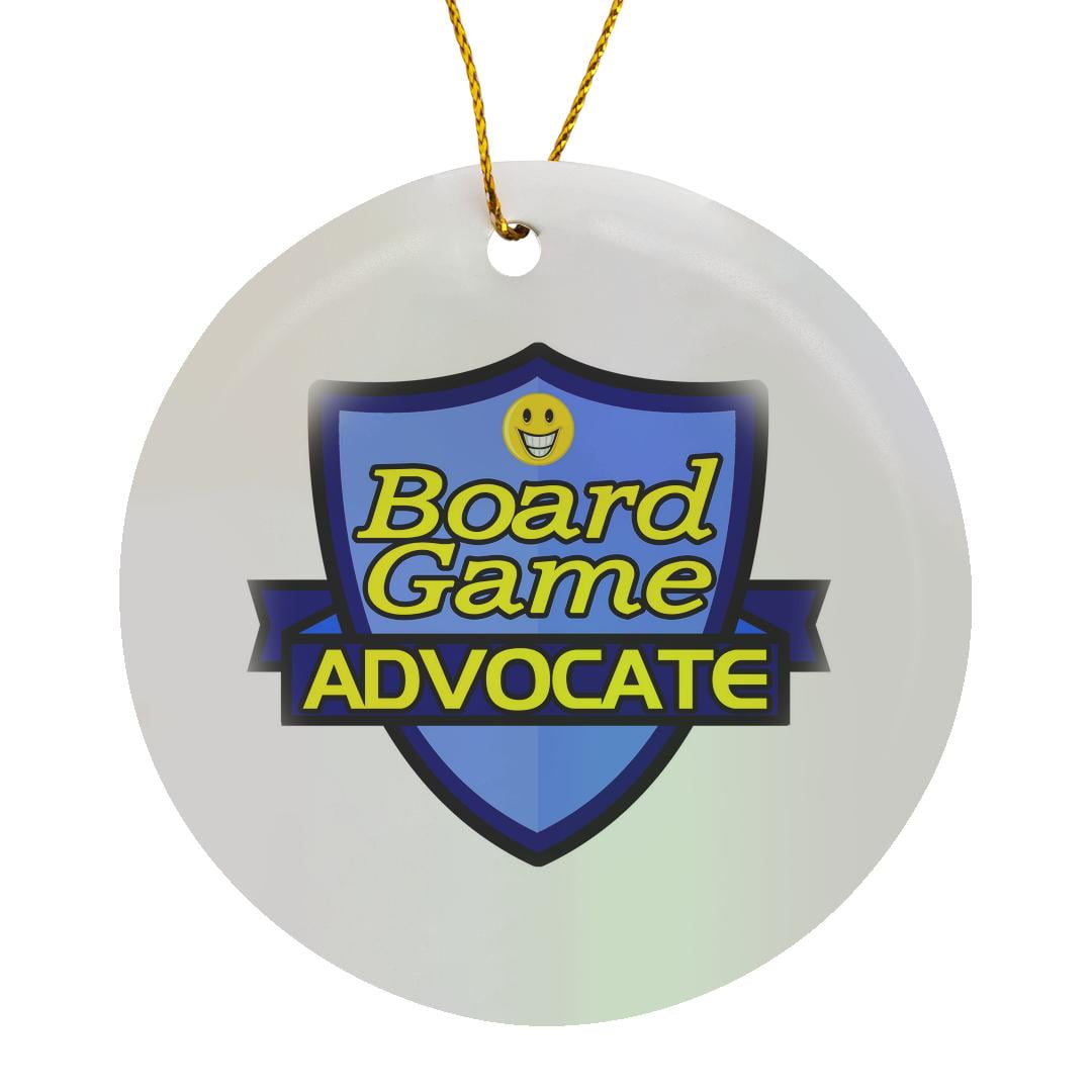 3drose, Board Game Advocate Support Design, Circle Porcelain Ornament ...