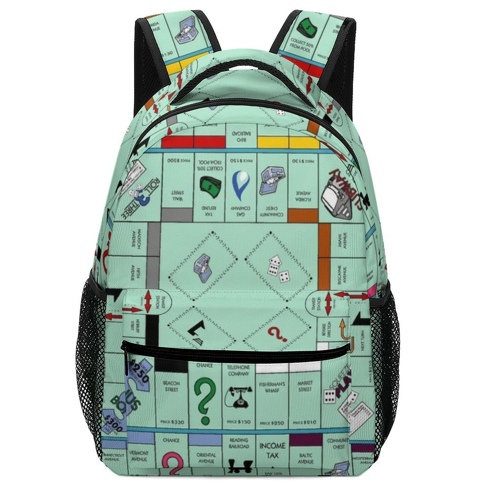 Board Game Board- Monopoly Backpack for Teenage Business Daypack ...