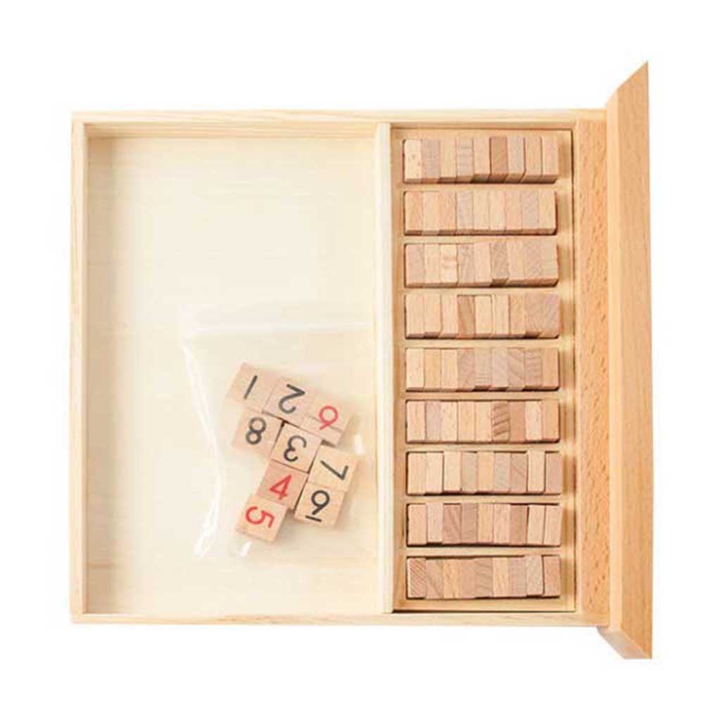 Board Game Kids Puzzles Numbers Checkerboard Wooden Toy Kidtraxtoys ...