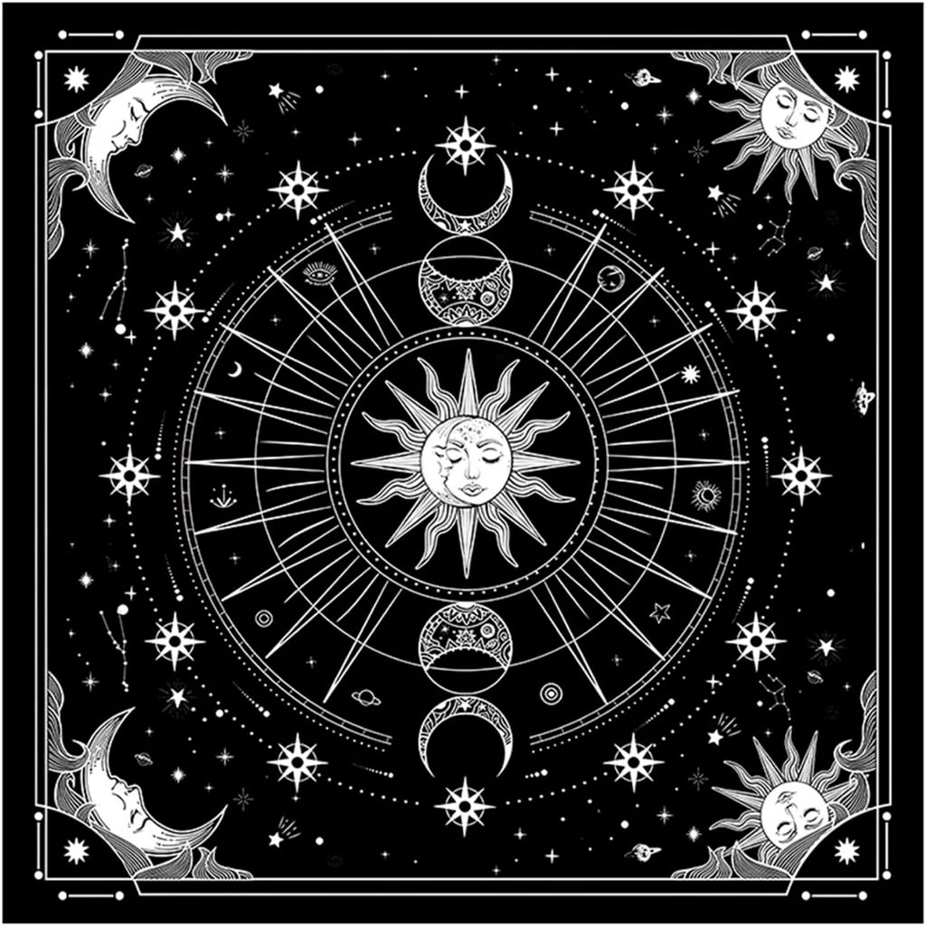 Board Game Pad Astrological Oracles Table Cover Card Mat Divinations ...