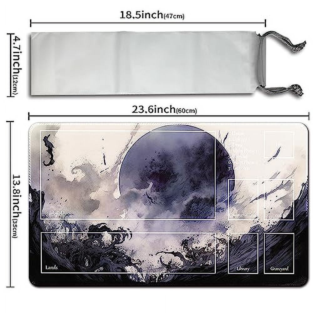 Board Game Pad MTG Playmat + Free Waterproof Bag, TCG Solitaire Table ...