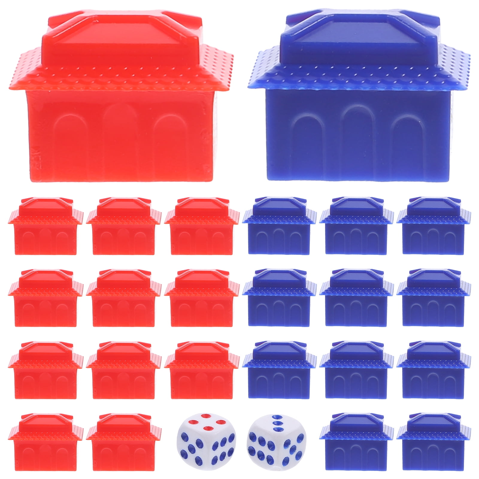 Board Game Replacement House Tokens Table Runner Miniature Town Travel ...