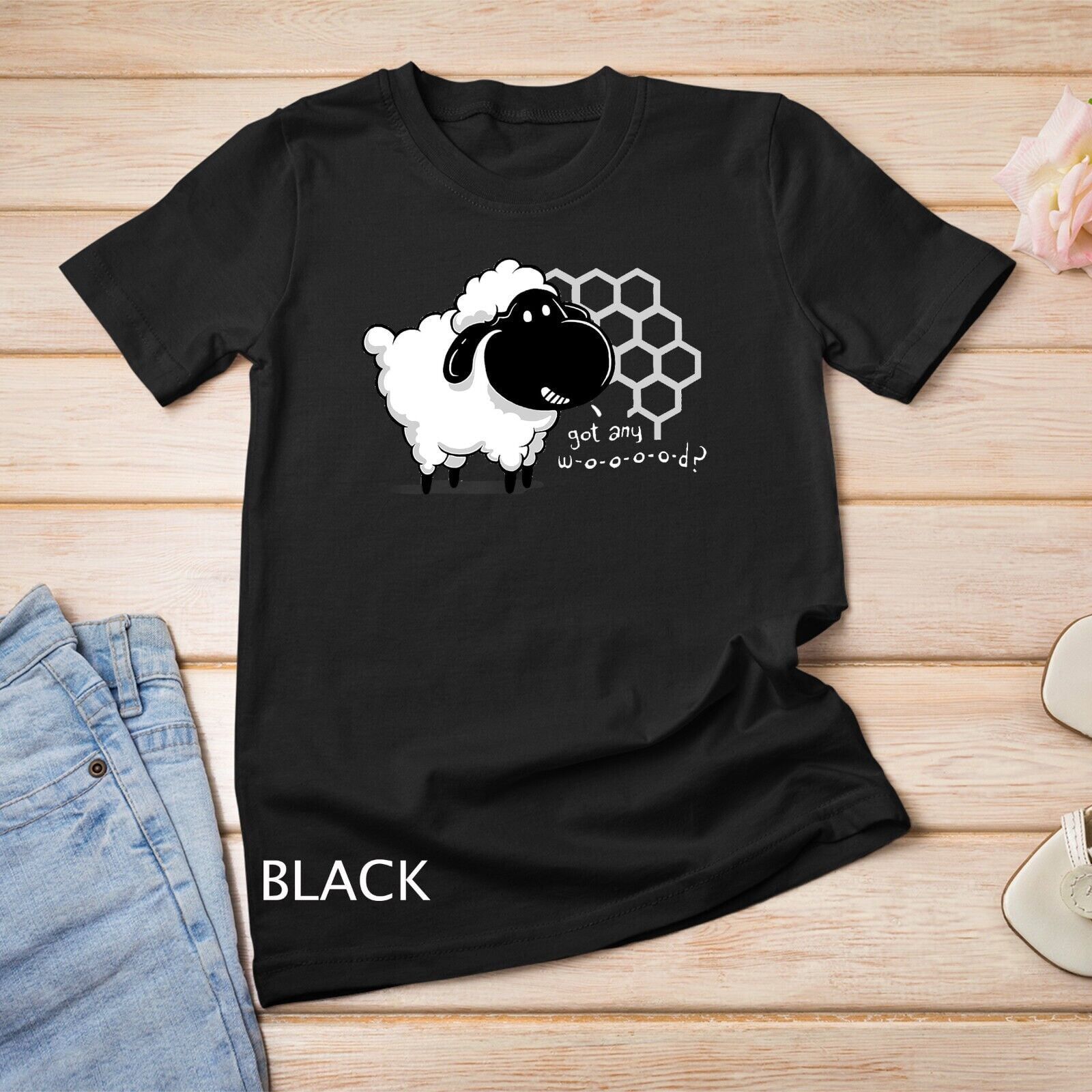 Board Game T-Shirt for Geeks, Got Any Wood Sheep Shirt Unisex T-shirt ...