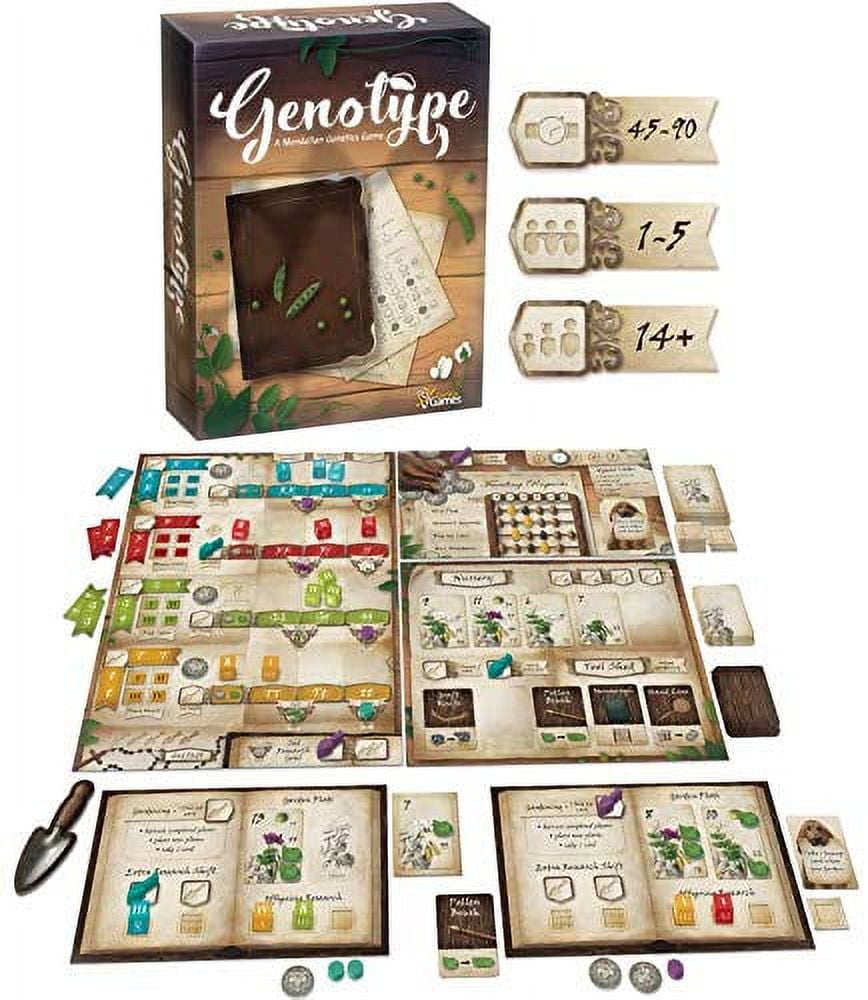 Board Games Genotype: A Mendelian Genetics Game, Strategy Board Game, 1 ...