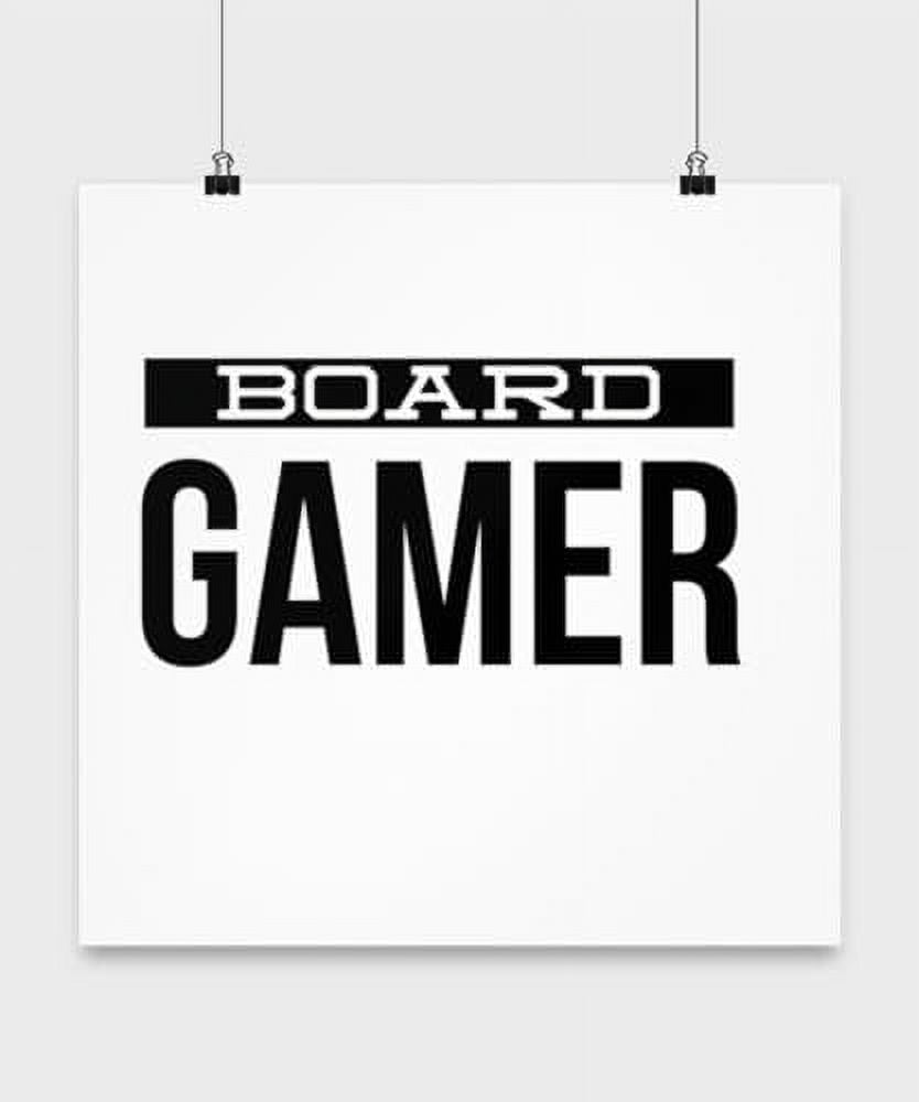 Board Games Wall Art - Board Gamers - 13x13 Poster Print - Game Room ...