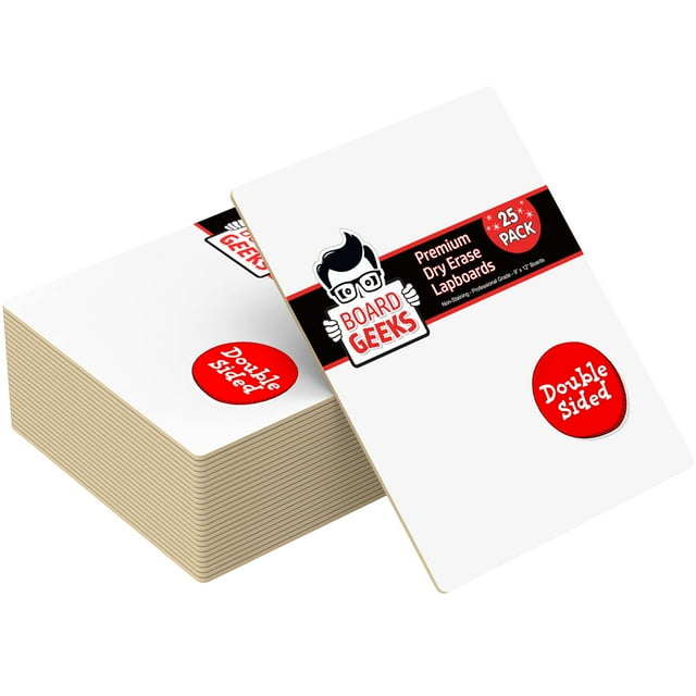 Board Geeks Handheld Portable Student Dry Erase Lapboard, 9 x 12 Inch ...